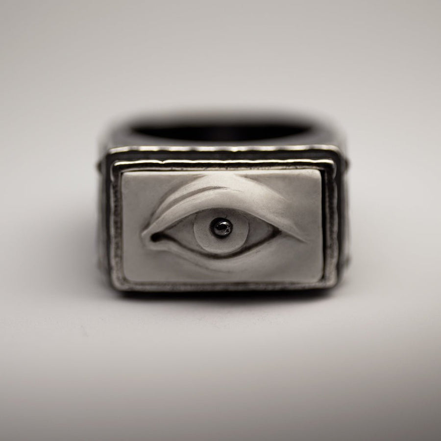 Oracle Ring - Gothic Architecture Inspired Sterling Silver Ring – Macabre Gadgets