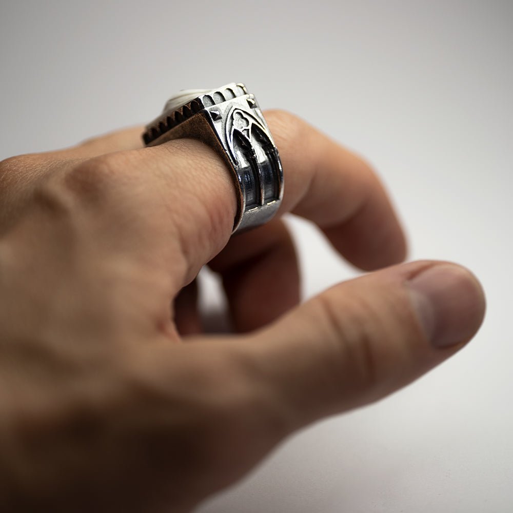 Oracle Ring - Gothic Architecture Inspired Sterling Silver Ring ...