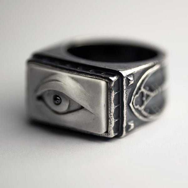 Oracle Ring - Gothic Architecture Inspired Sterling Silver Ring ...